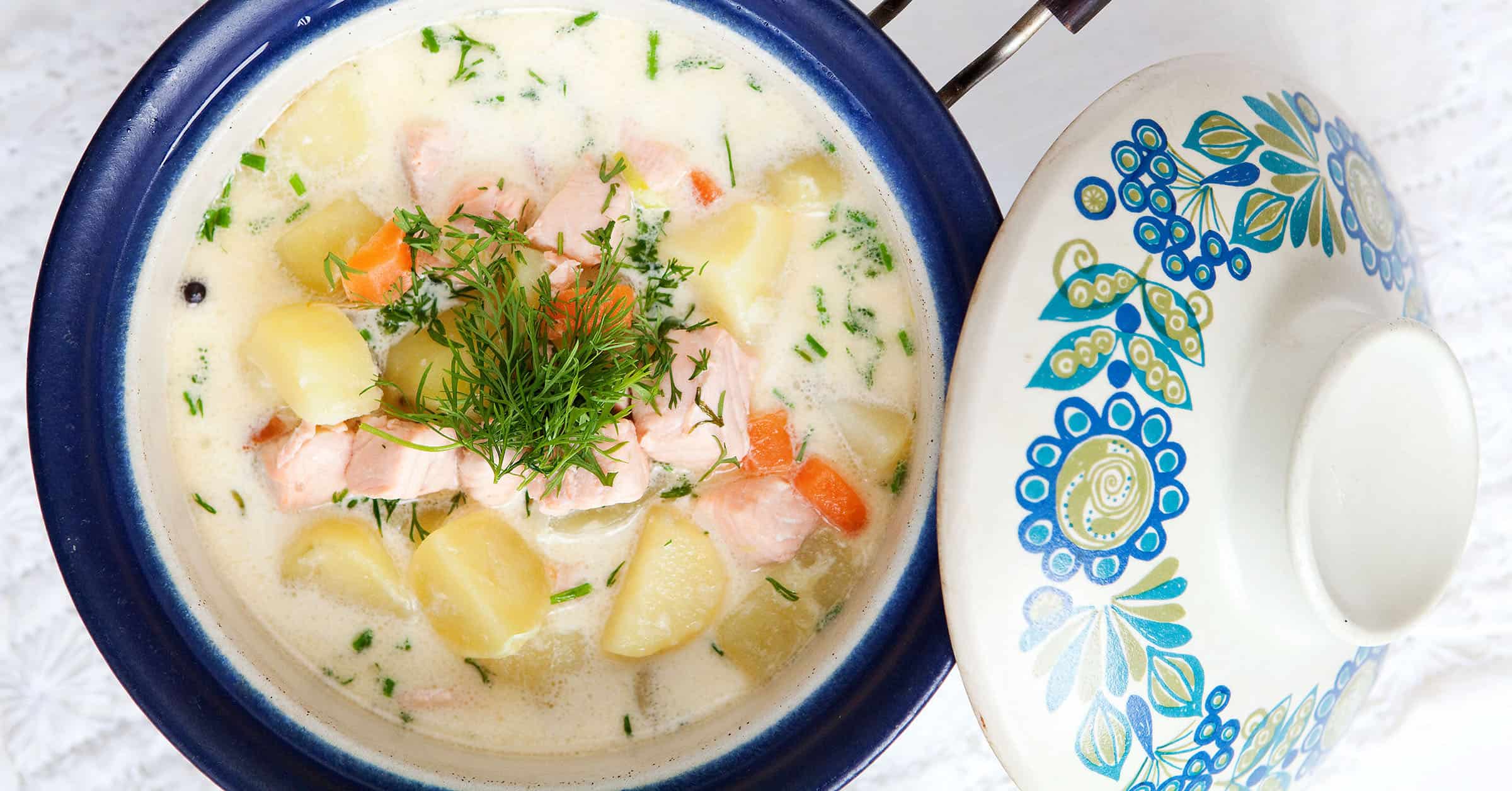 Lohikeitto | Resepti | Keitot – Kalaneuvos